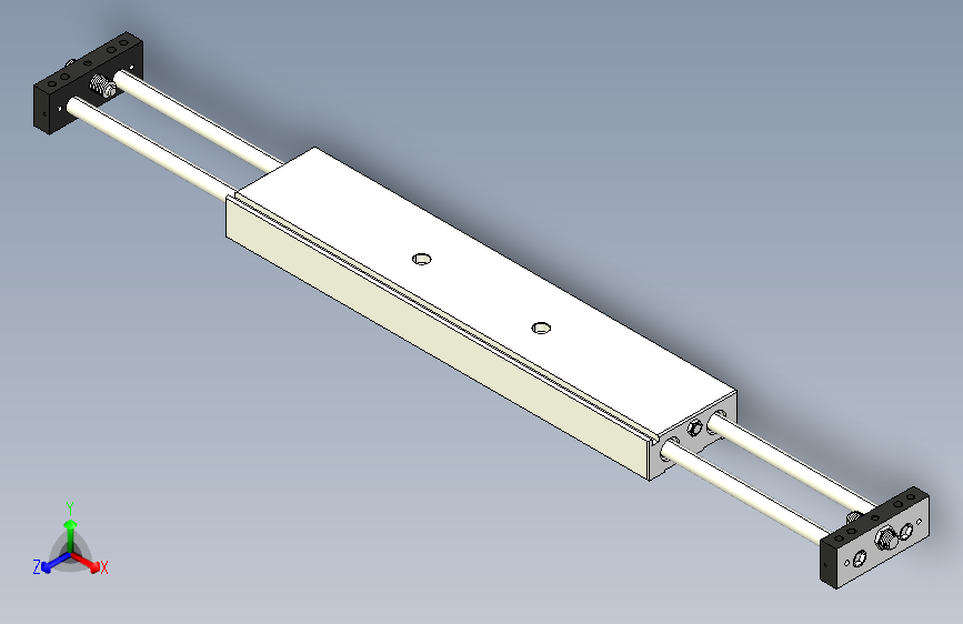 STM系列滑台气缸[STMB-25X75]_STEP_模型图纸下载 – 懒石网