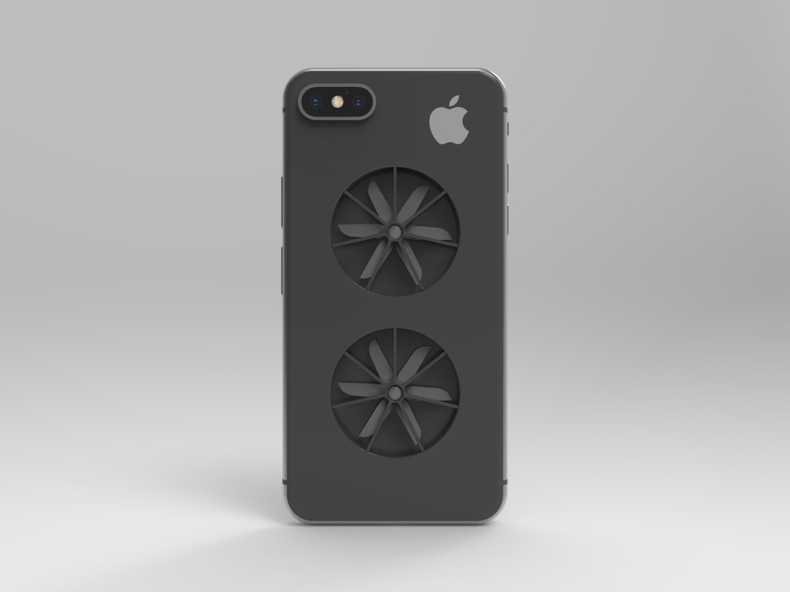 iphone 风扇_SOLIDWORKS 2013_模型图纸下载 – 懒石网