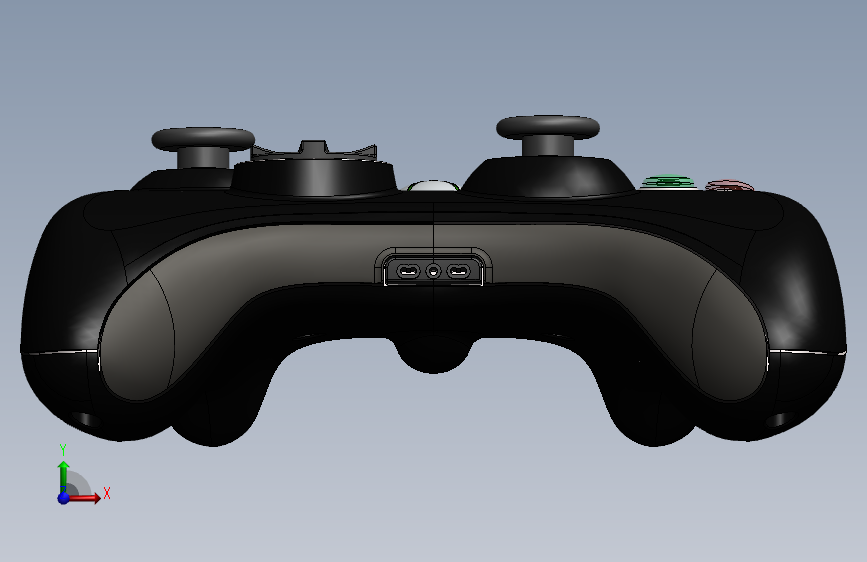 XBOX控制器 手柄_SOLIDWORKS 2015_模型图纸下载 – 懒石网