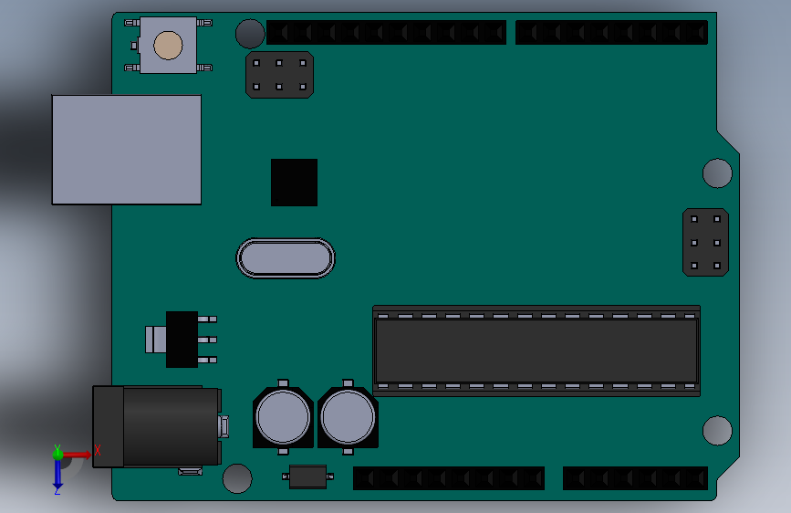 Arduino Uno R3 - 继电器_SOLIDWORKS 2013_模型图纸下载 – 懒石网