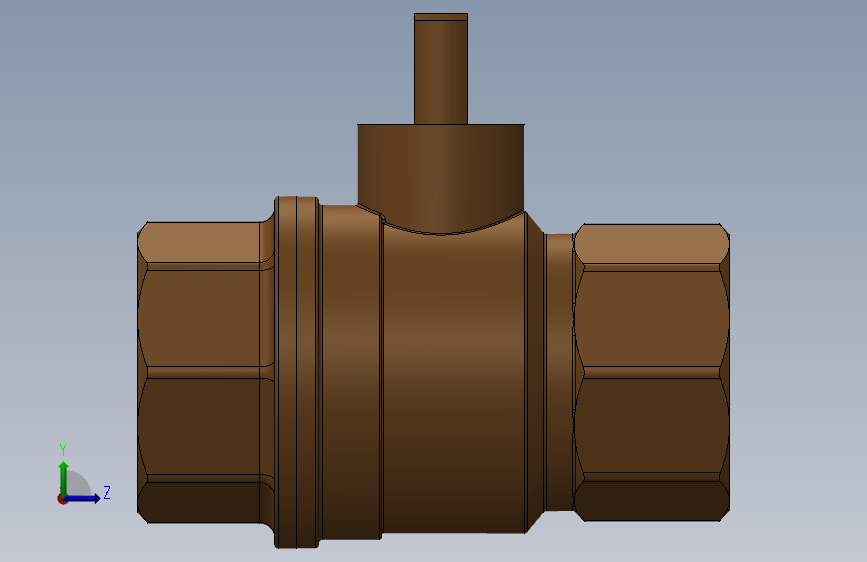 1英寸球阀_SOLIDWORKS 2020_模型图纸下载 – 懒石网