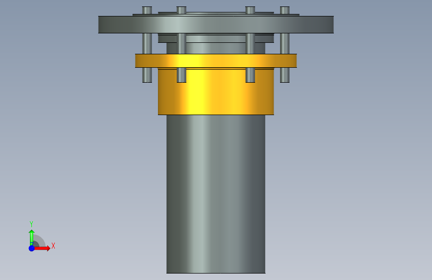 填料函_Inventor_模型图纸下载 – 懒石网