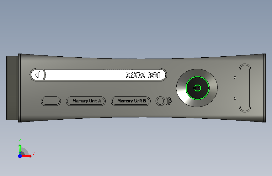 XBOX 360_STEP_模型图纸下载 – 懒石网