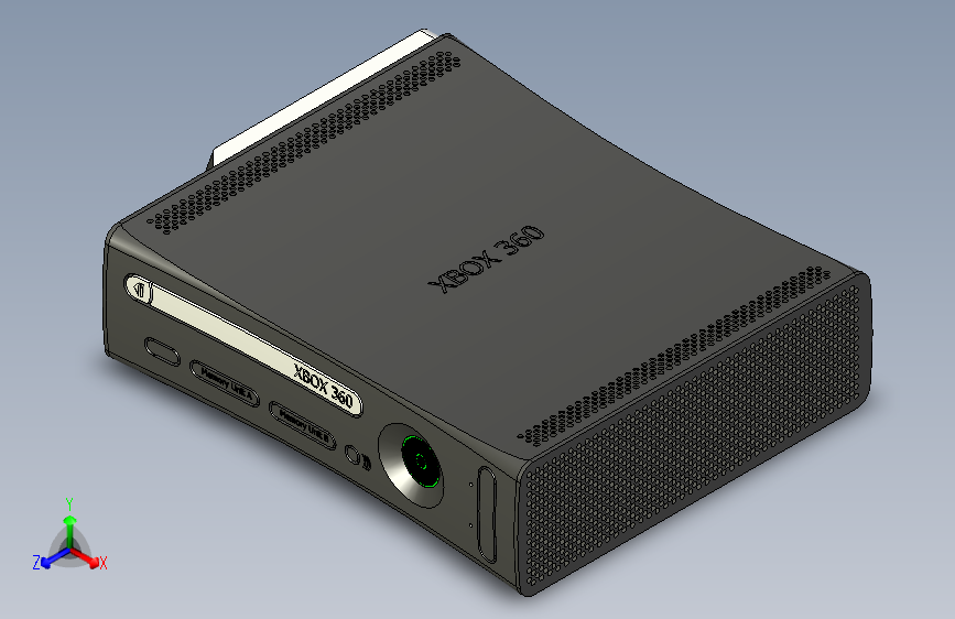 XBOX 360_STEP_模型图纸下载 – 懒石网