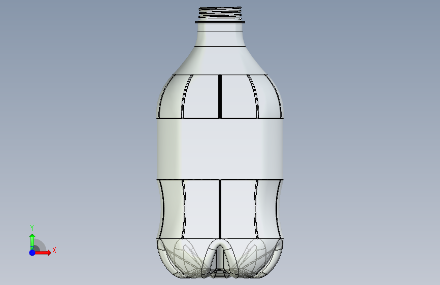 汽水瓶_Inventor ipt_模型图纸下载 – 懒石网