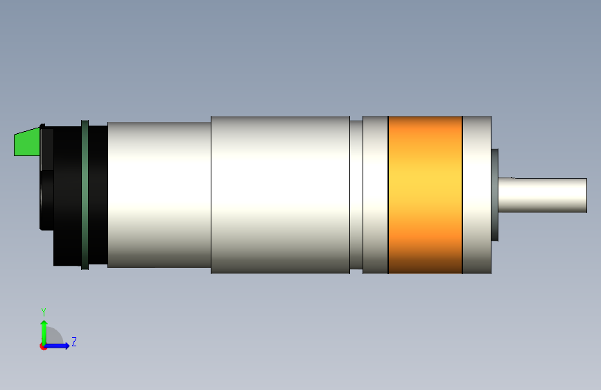PG45马达_STEP_模型图纸下载 – 懒石网