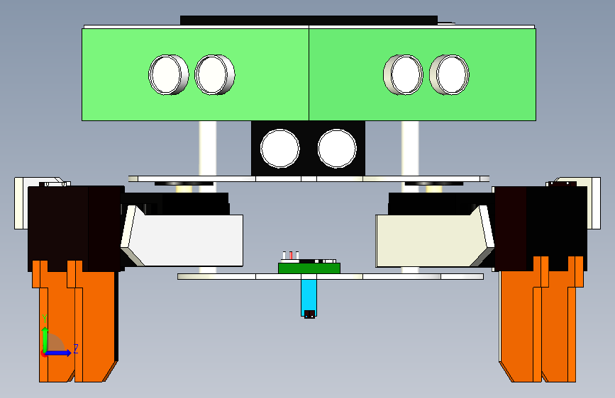 四足机器人_Inventor ipt_模型图纸下载 – 懒石网