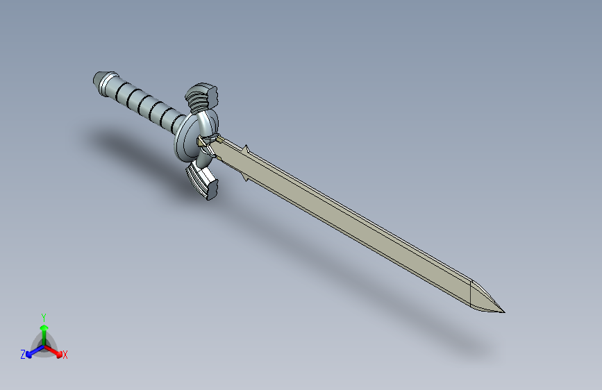 剑_SOLIDWORKS _模型图纸下载 – 懒石网