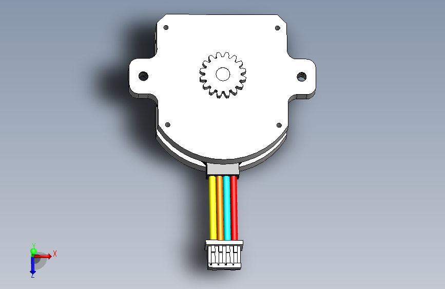 11HS系列混合式步进电机[11HS0401-2A]_SOLIDWORKS 2018_模型图纸下载 – 懒石网