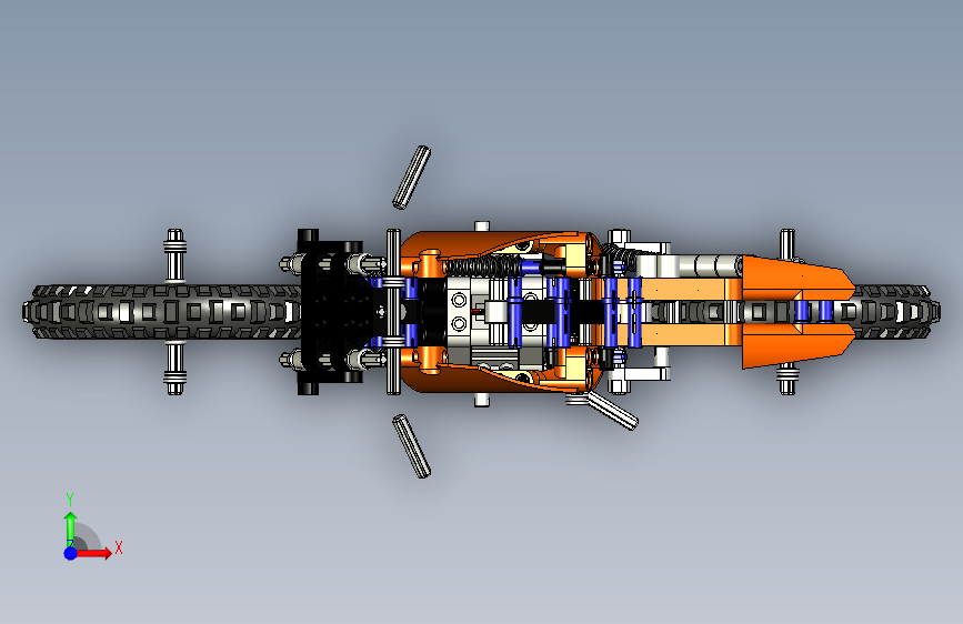 摩托车乐高拼图lego-technics-42007-inventor-stp格式_Inventor_模型图纸下载 – 懒石网