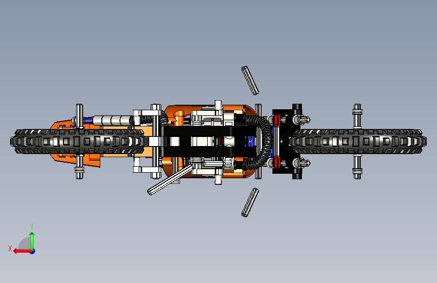 摩托车乐高拼图lego-technics-42007-inventor-stp格式_Inventor_模型图纸下载 – 懒石网