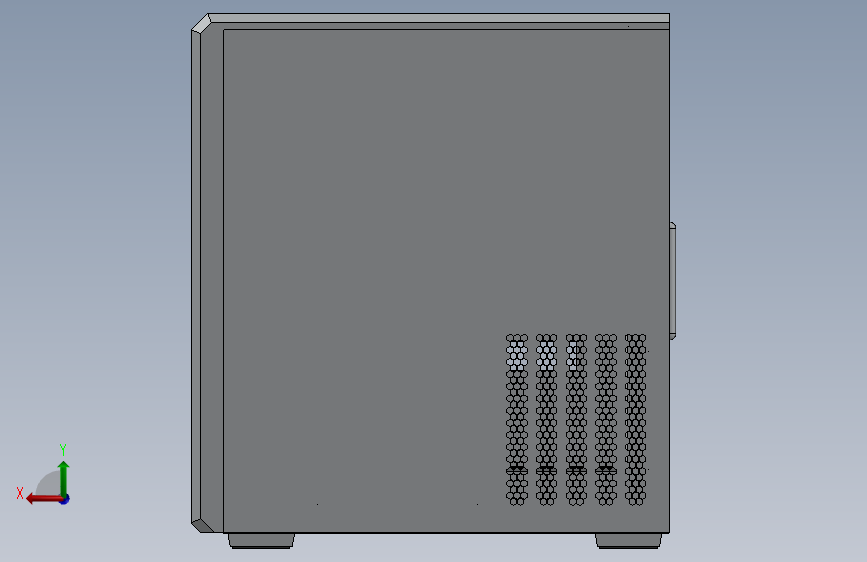 009--Carbide Air 540D电脑机箱钣金机构3D图纸 Solidworks设计_SOLIDWORKS 2014_模型图纸下载 – 懒石网