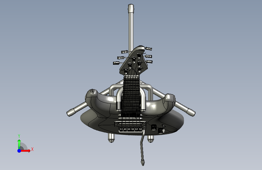 吉他_STEP _模型图纸下载 – 懒石网