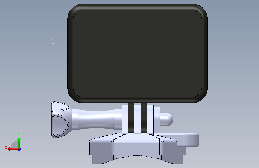 磁铁头盔支架 Solidworks 2019 模型图纸下载 懒石网
