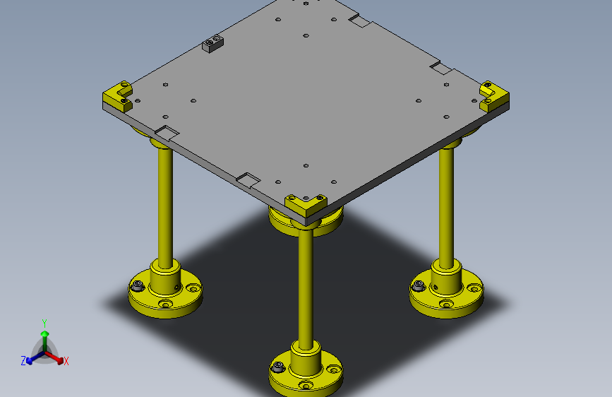 矩形工件定位_SOLIDWORKS 2011_模型图纸下载 – 懒石网
