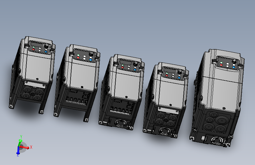 逆变器台达VFD-C200_SOLIDWORKS 2016_模型图纸下载 – 懒石网