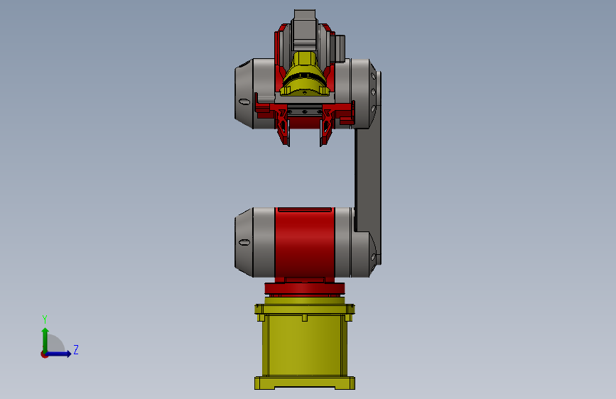 Robot Arm带夹持机构的机械臂_SOLIDWORKS 2016_模型图纸下载 – 懒石网
