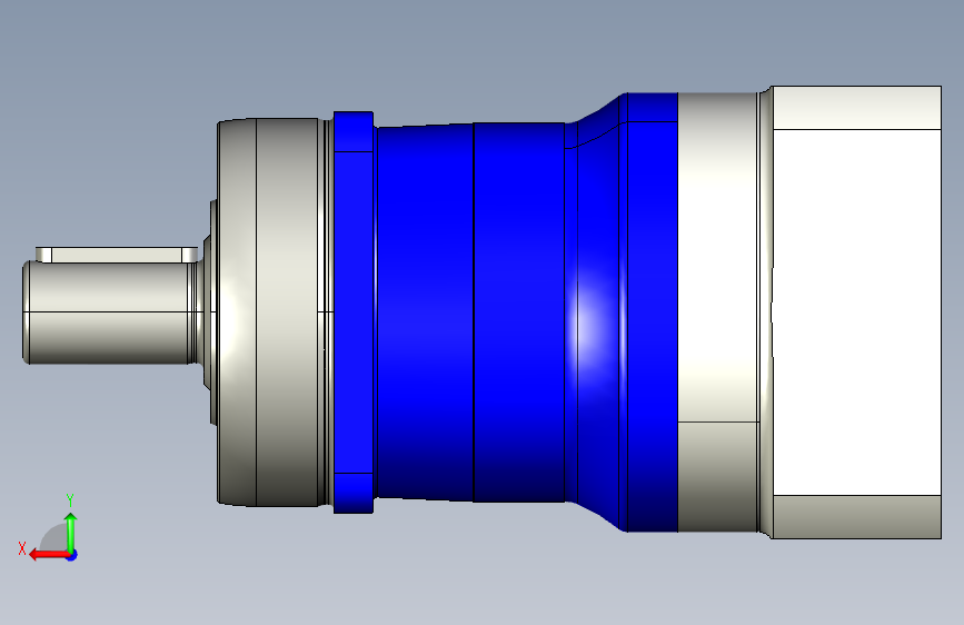 ag2300-sp060s-mf1-i-1c1-f1倍福 AG2300 带输出轴的高端行星齿轮减速机_STEP_模型图纸下载 – 懒石网