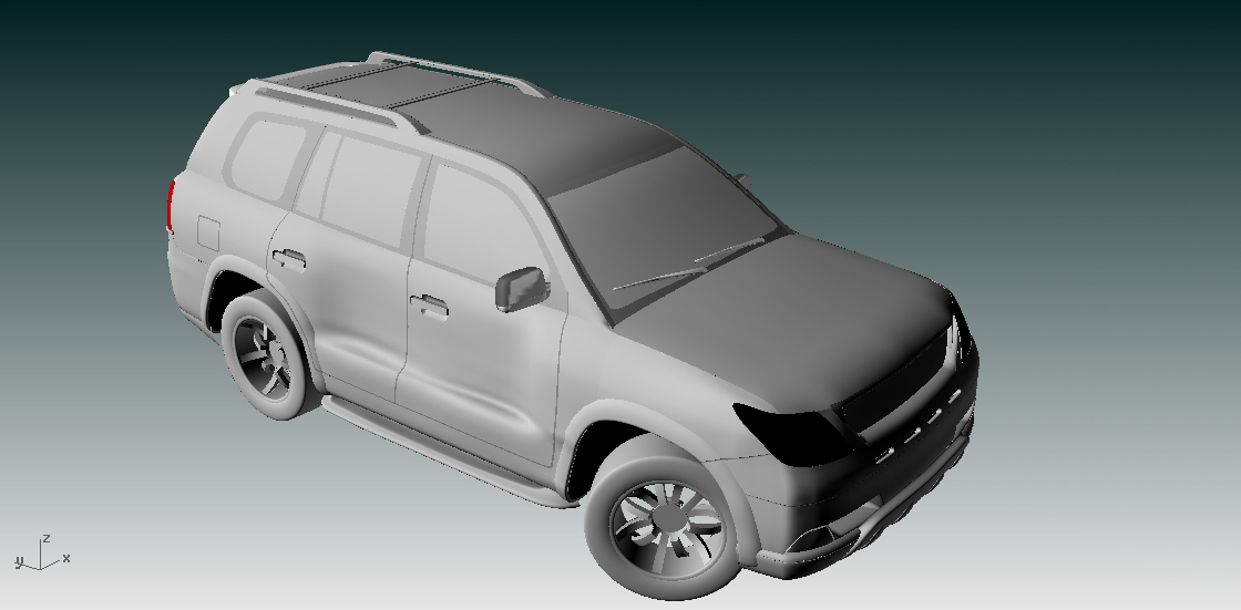 雷克萨斯 lx570 3dm stp_STEP_模型图纸下载 – 懒石网