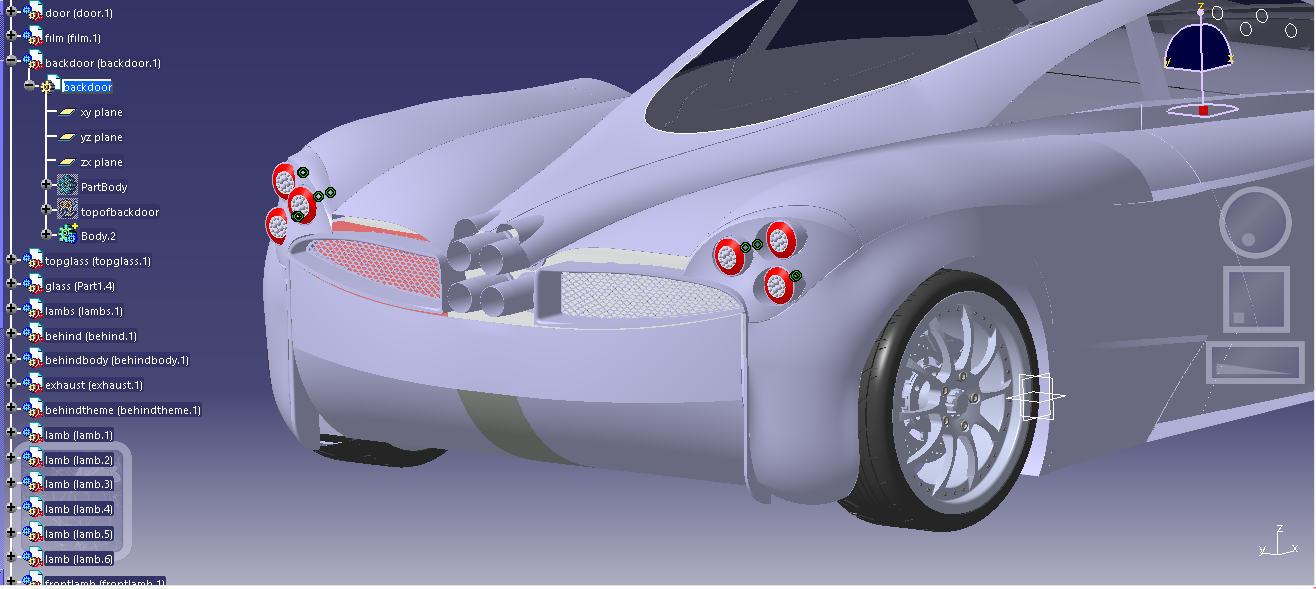 帕加尼 huayra catia stp_IGES_模型图纸下载 – 懒石网