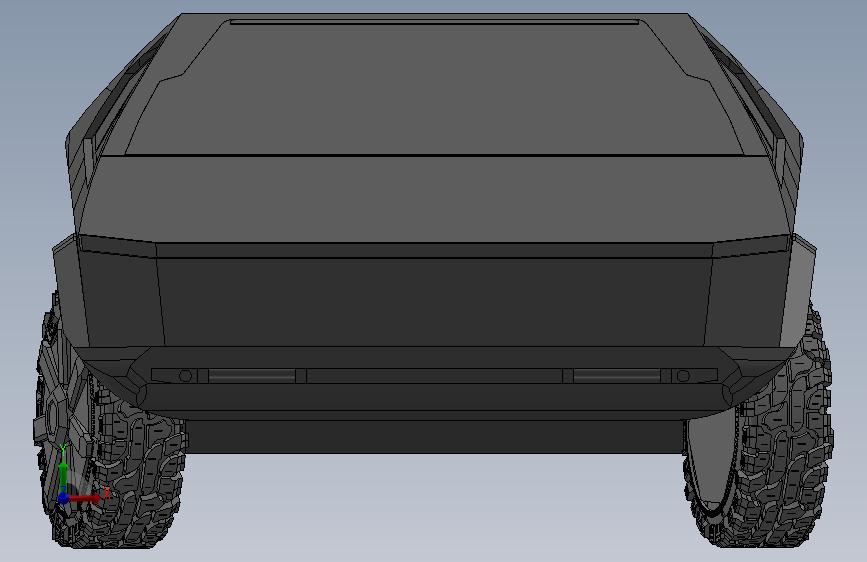 特斯拉 tesla cybertruck SW STP IGS X_T STL_SOLIDWORKS 2019_模型图纸下载 – 懒石网