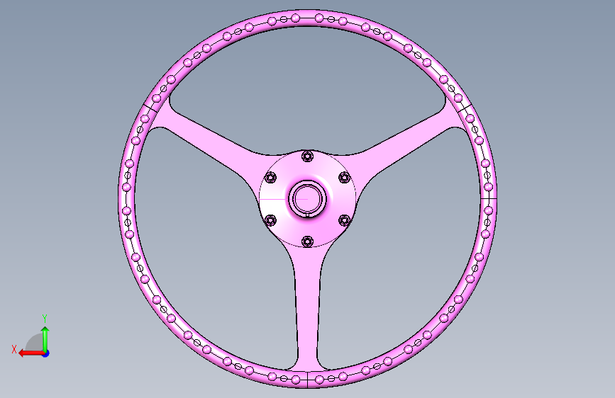 法拉利 375 F1 方向盘_IGES_模型图纸下载 – 懒石网