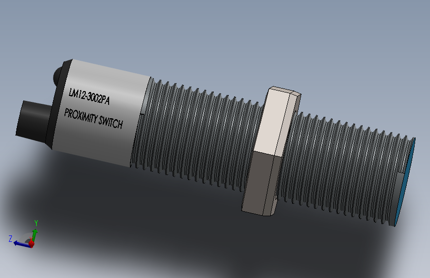 LM12-3002 PA接近开关_SOLIDWORKS 2022_模型图纸下载 – 懒石网