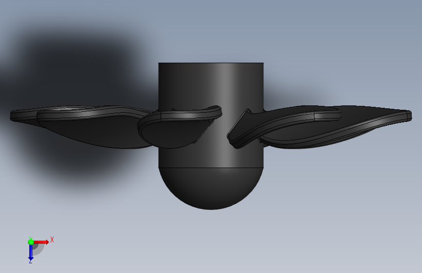 船用螺旋桨 Solidworks 2020 模型图纸下载 懒石网