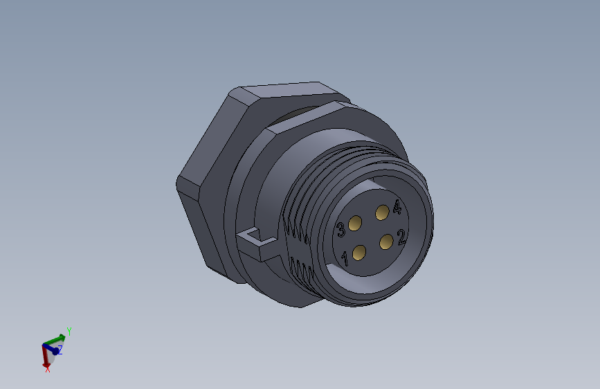 SP13插座_SOLIDWORKS 2018_模型图纸下载 – 懒石网