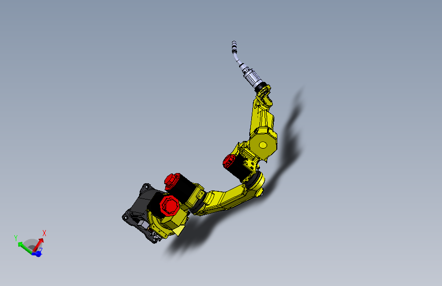 M 10ia焊接机器人 Solidworks 2019 模型图纸下载 懒石网