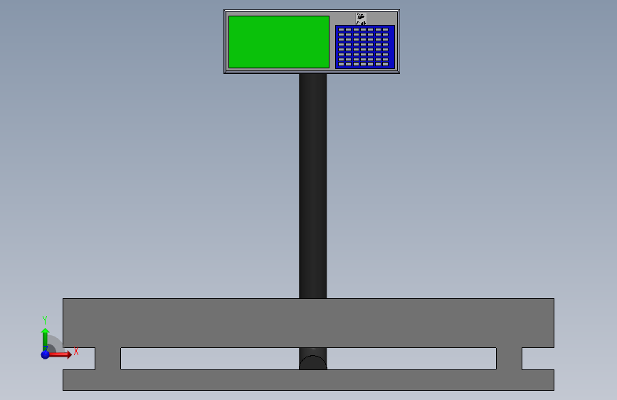 称重机_SOLIDWORKS 2012_模型图纸下载 – 懒石网