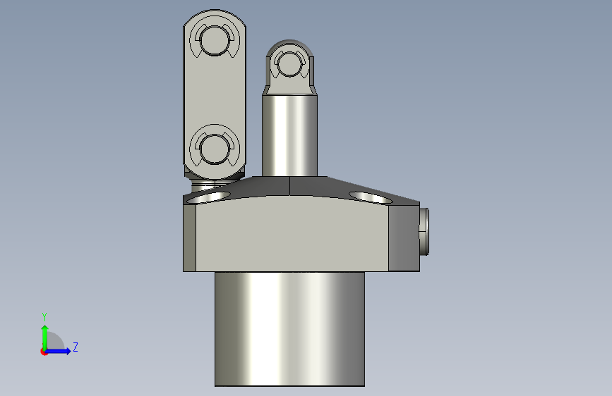 HTMA1600-2CC油压复动杠杆式夹紧器_STEP_模型图纸下载 – 懒石网