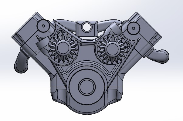 V6 发动机_SOLIDWORKS 2022_模型图纸下载 – 懒石网