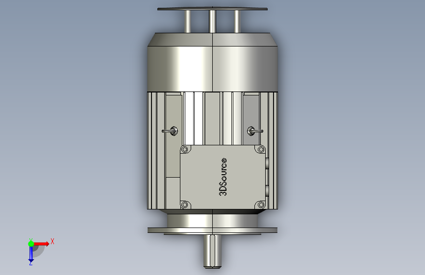 1MA6 IM B35 180M-315L_IM B35-200L-1MA6206-2-TOP西门子电机_STEP_模型图纸下载 – 懒石网