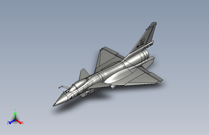 成都J-10C_STEP_模型图纸下载 – 懒石网