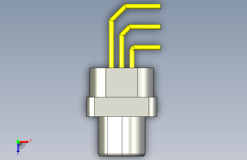 J30J-51ZKW-J连接器_STEP_模型图纸下载 – 懒石网