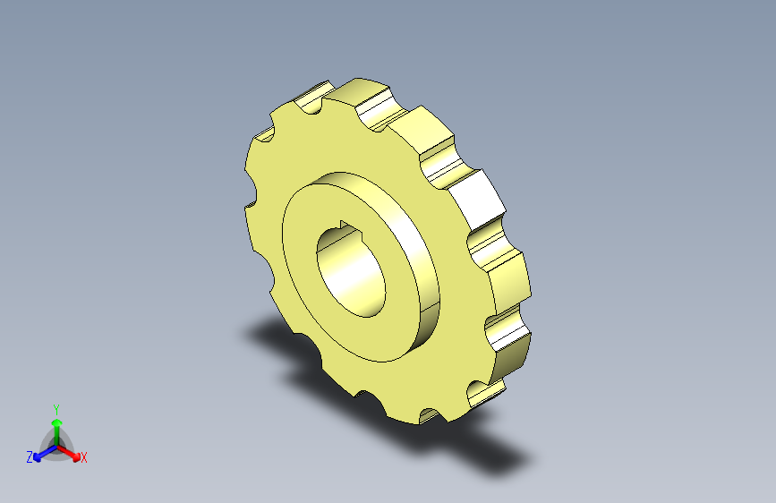 JS 890-15T-R40-C1机加工主动轮_STEP_模型图纸下载 – 懒石网