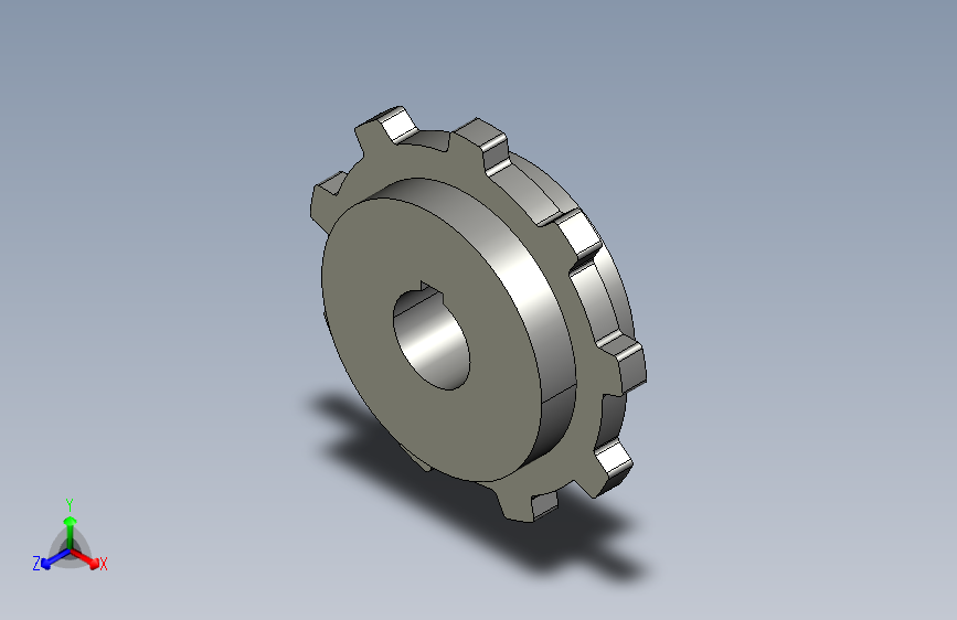 JS YS500-9T-S30-C1 机加工主动轮_STEP_模型图纸下载 – 懒石网