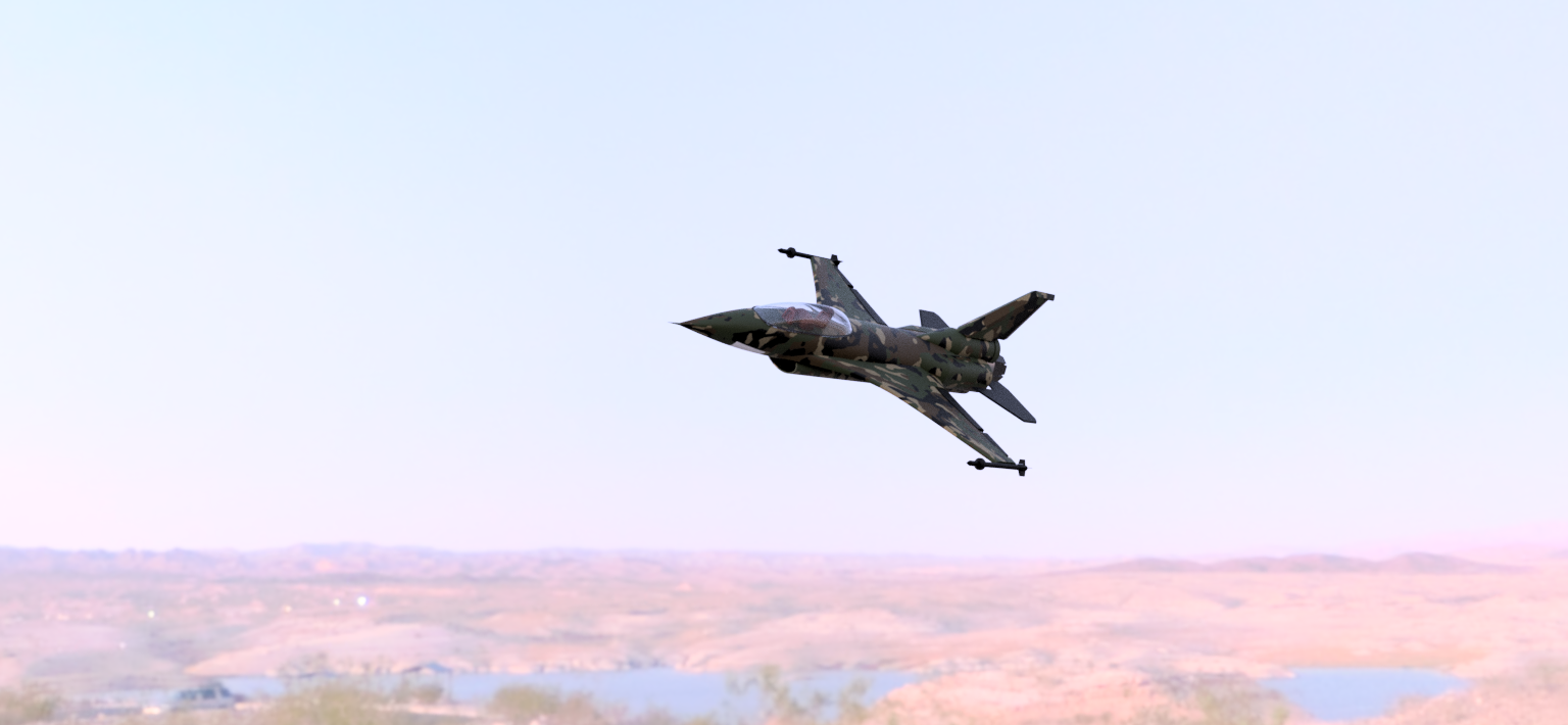 F-16 喷气式飞机_IGES_模型图纸下载 – 懒石网