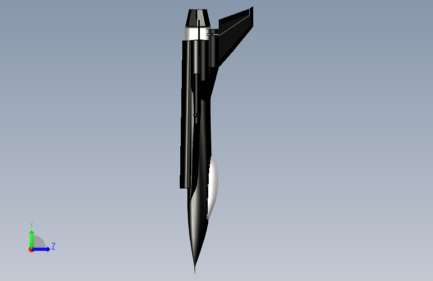 F-16 喷气式飞机_IGES_模型图纸下载 – 懒石网