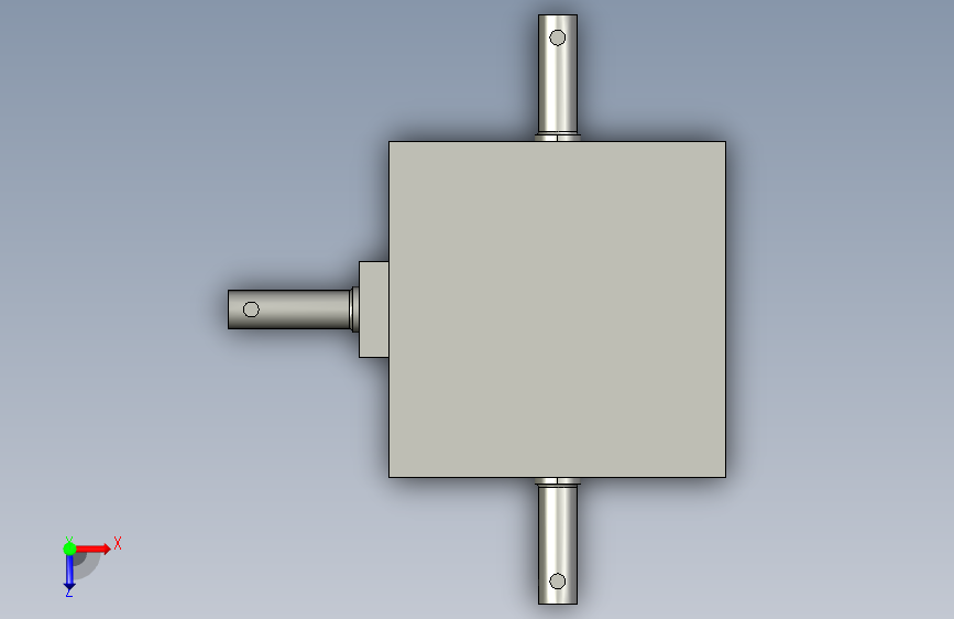 YCFW90-C1转向盒_STEP_模型图纸下载 – 懒石网