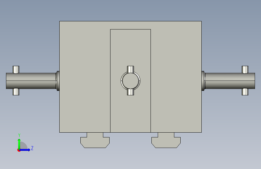 YCFW90-C1转向盒_STEP_模型图纸下载 – 懒石网