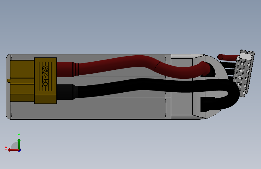 达图 1300mAh 3S 45C_SOLIDWORKS 2018_模型图纸下载 – 懒石网
