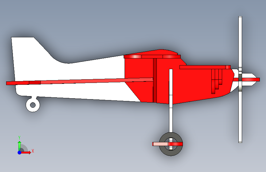 飞机_Parasolid _模型图纸下载 – 懒石网