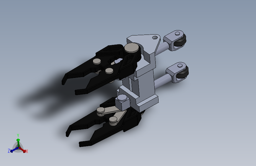 多功能星轮抓具抓手 Solidworks 2018 模型图纸下载 懒石网