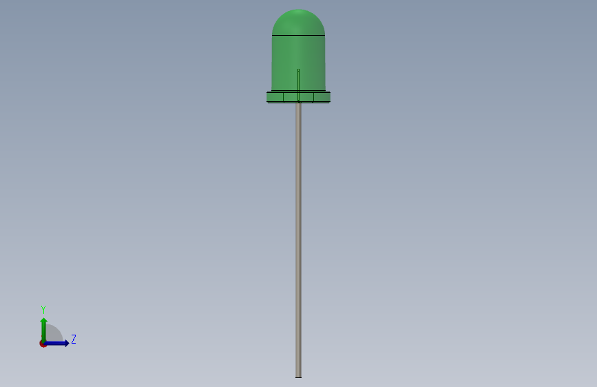 绿色LED_SOLIDWORKS 2021_模型图纸下载 – 懒石网