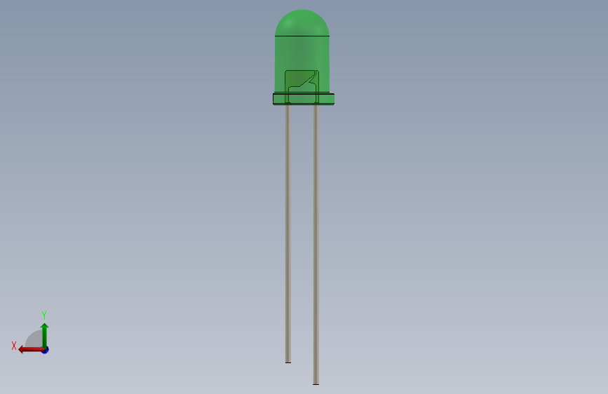 绿色LED_SOLIDWORKS 2021_模型图纸下载 – 懒石网