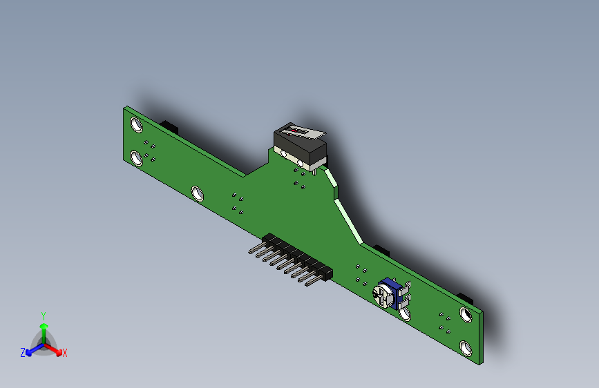 BFD-1000 五通道红外跟踪模块_STEP_模型图纸下载 – 懒石网