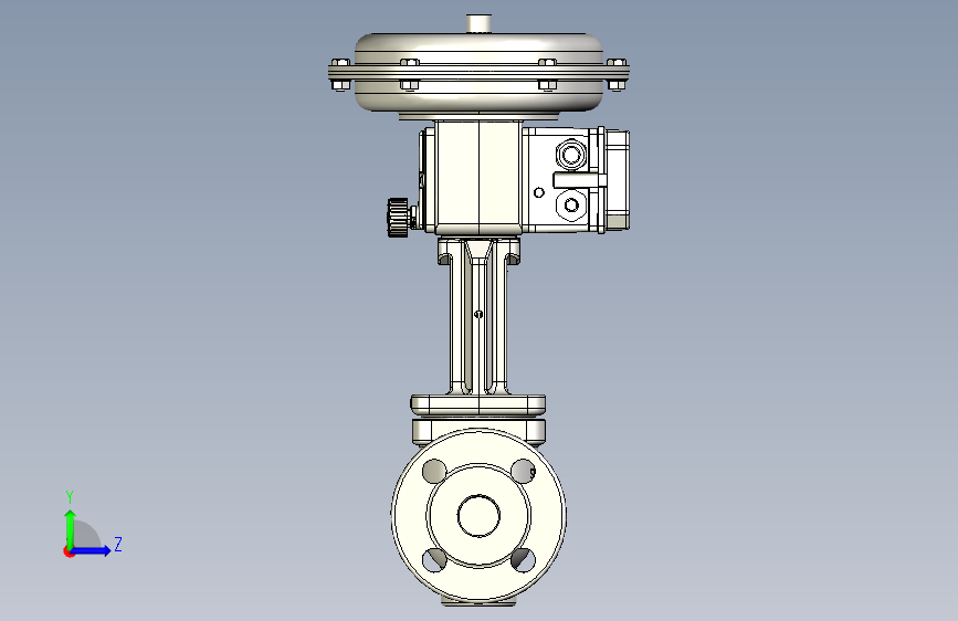 DN32阀门_Inventor ipt_模型图纸下载 – 懒石网