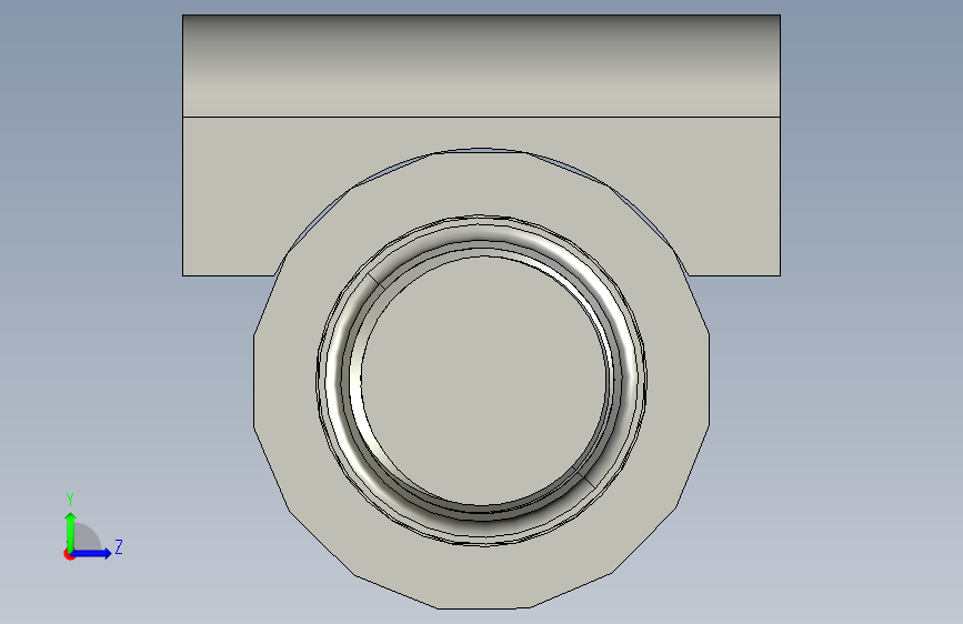 拖车轴 1050mm_STEP_模型图纸下载 – 懒石网